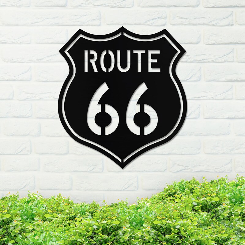 Route 66 Metal Sign - Etsy