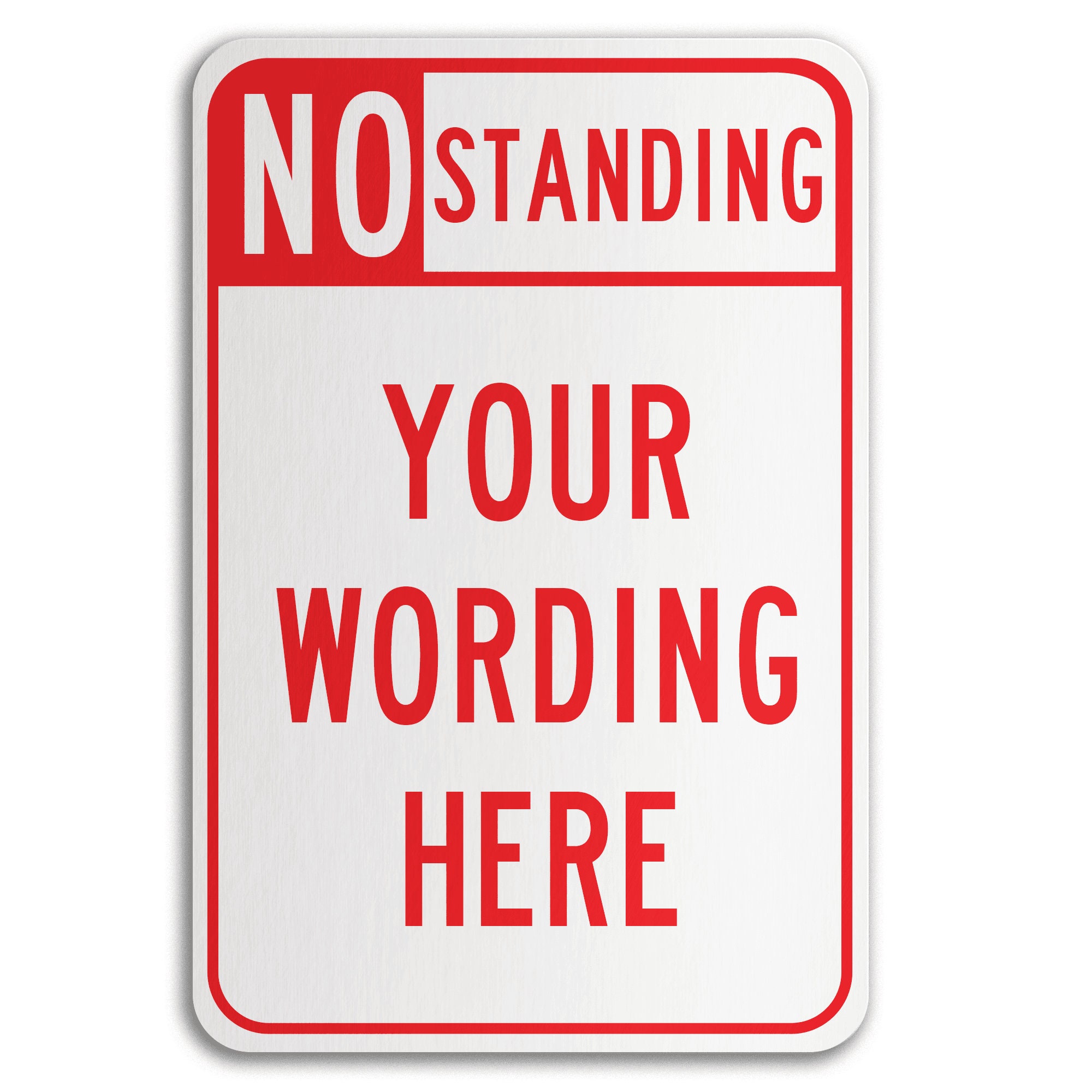 No Standing Sign | Etsy