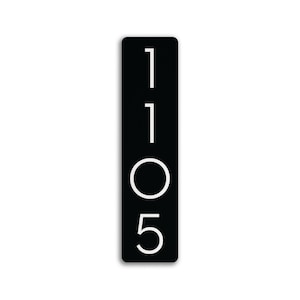 Vertical House Numbers, House Number Sign, Address Sign, Custom House ...