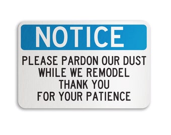 Please Pardon Our Dust - Etsy