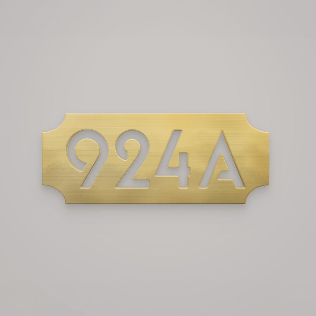Apartment Numbers, Metal Numbers, House Numbers, Hotel Room Numbers ...