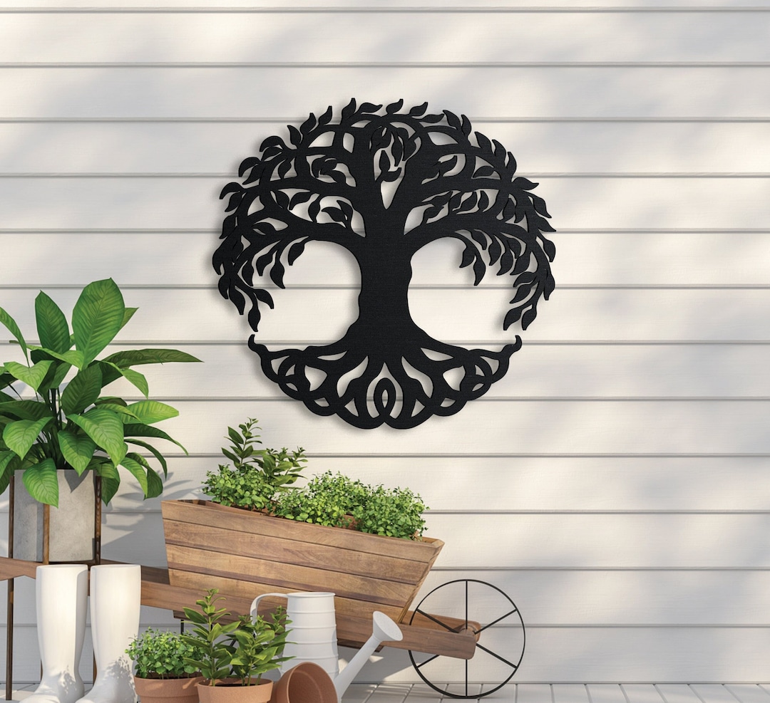Metal Tree of Life Sign, Personalized Tree of Life Sign, Tree Sign ...