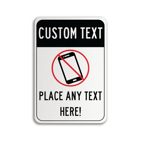 Cell Phone Sign - Etsy