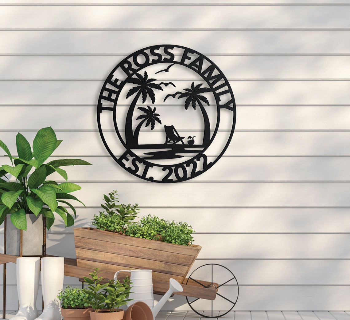 Metal Name Sign, Custom Metal Sign, Metal Name Sign, Custom Name Sign ...