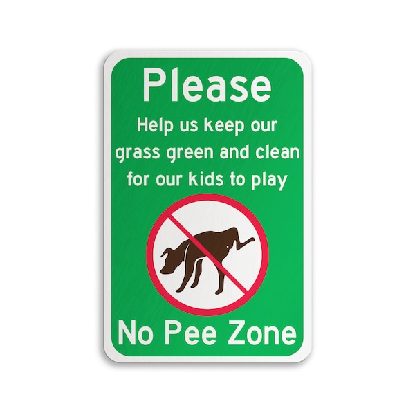 Dog No Pee Sign - Etsy