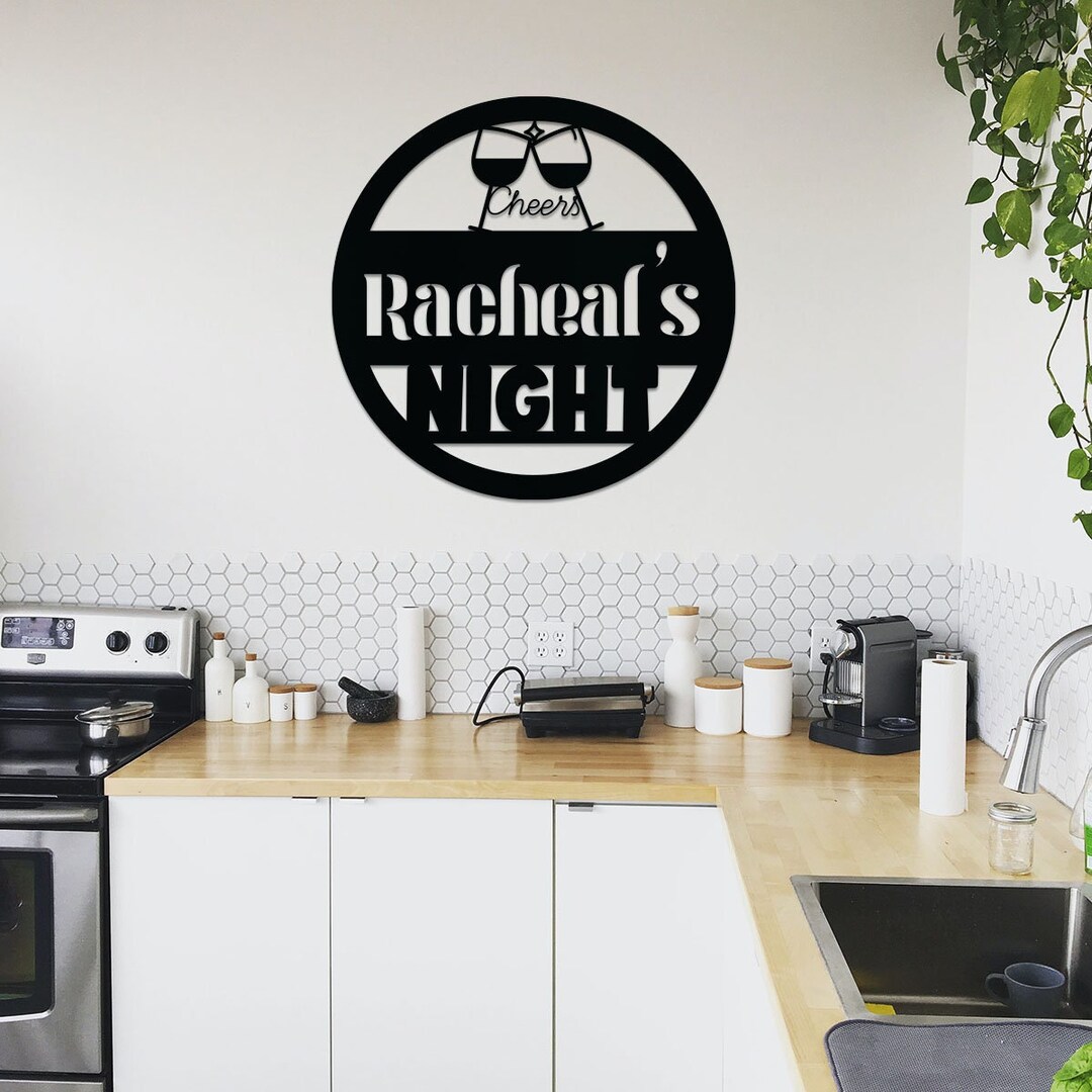 Custom Party Sign, Metal Party Sign, Metal Special Night Sign, Game ...