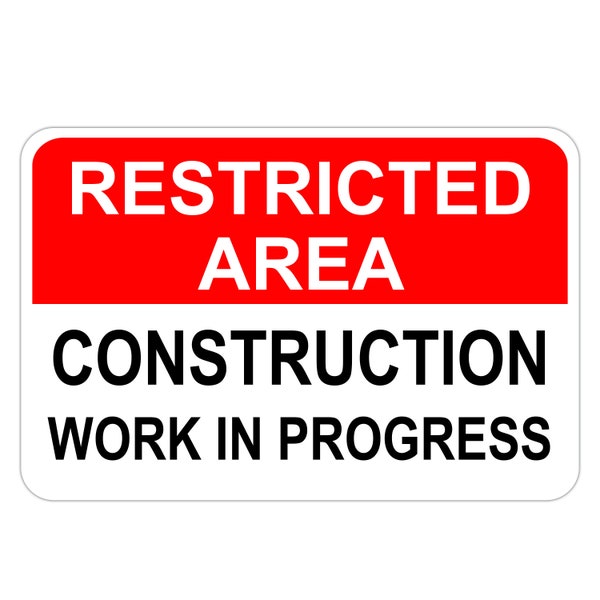 Work in Progress Signs - Etsy
