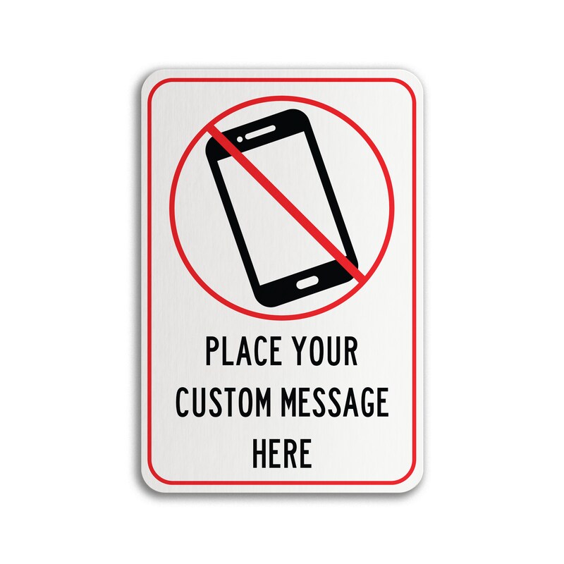 Cell Phone Sign - Etsy