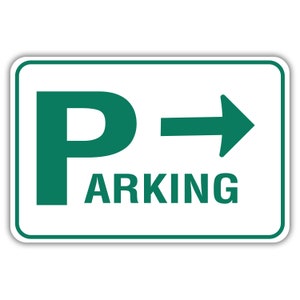 Parking Sign, Parking Lot Signs - Aluminum - Etsy