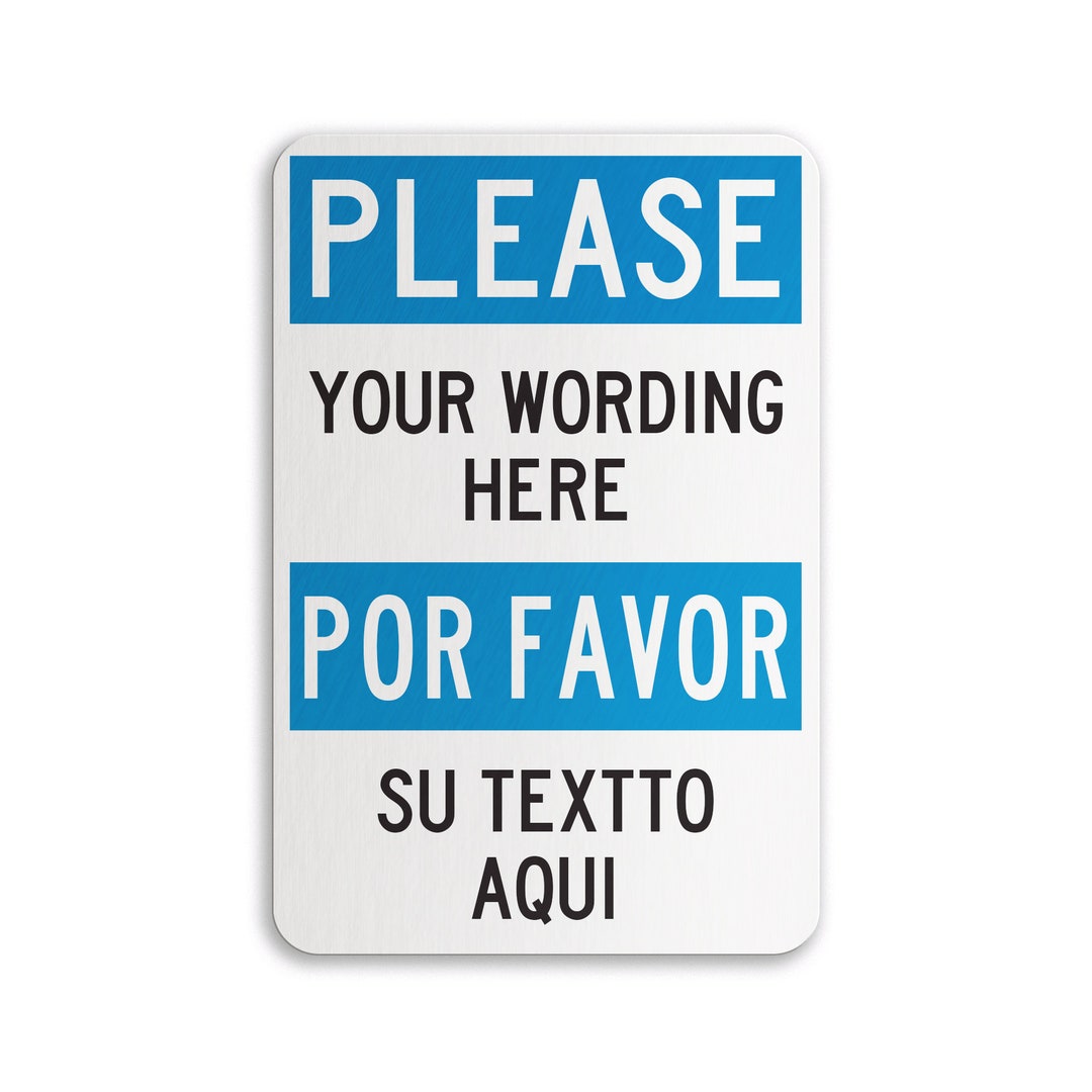Custom Please Sign - Etsy