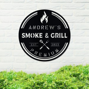 Metal Grill Sign, Metal Grilling Sign, Housewarming Gift, Grilling Gift ...