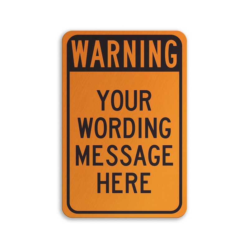 Metal Warning Signs - Etsy