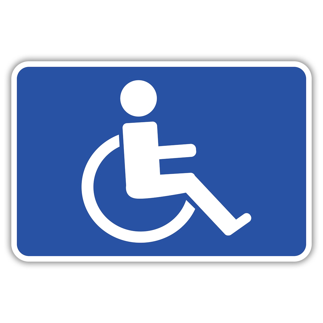 ADA Handicap Aluminum Sign, ADA Sign - Etsy