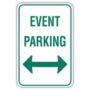 Event Parking Sign, Parking Lot Signs - Aluminum - Etsy