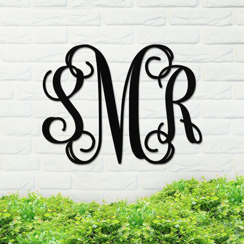 Monogram Sign - Etsy