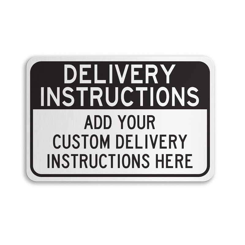 Personalized Package Delivery Signs - Etsy