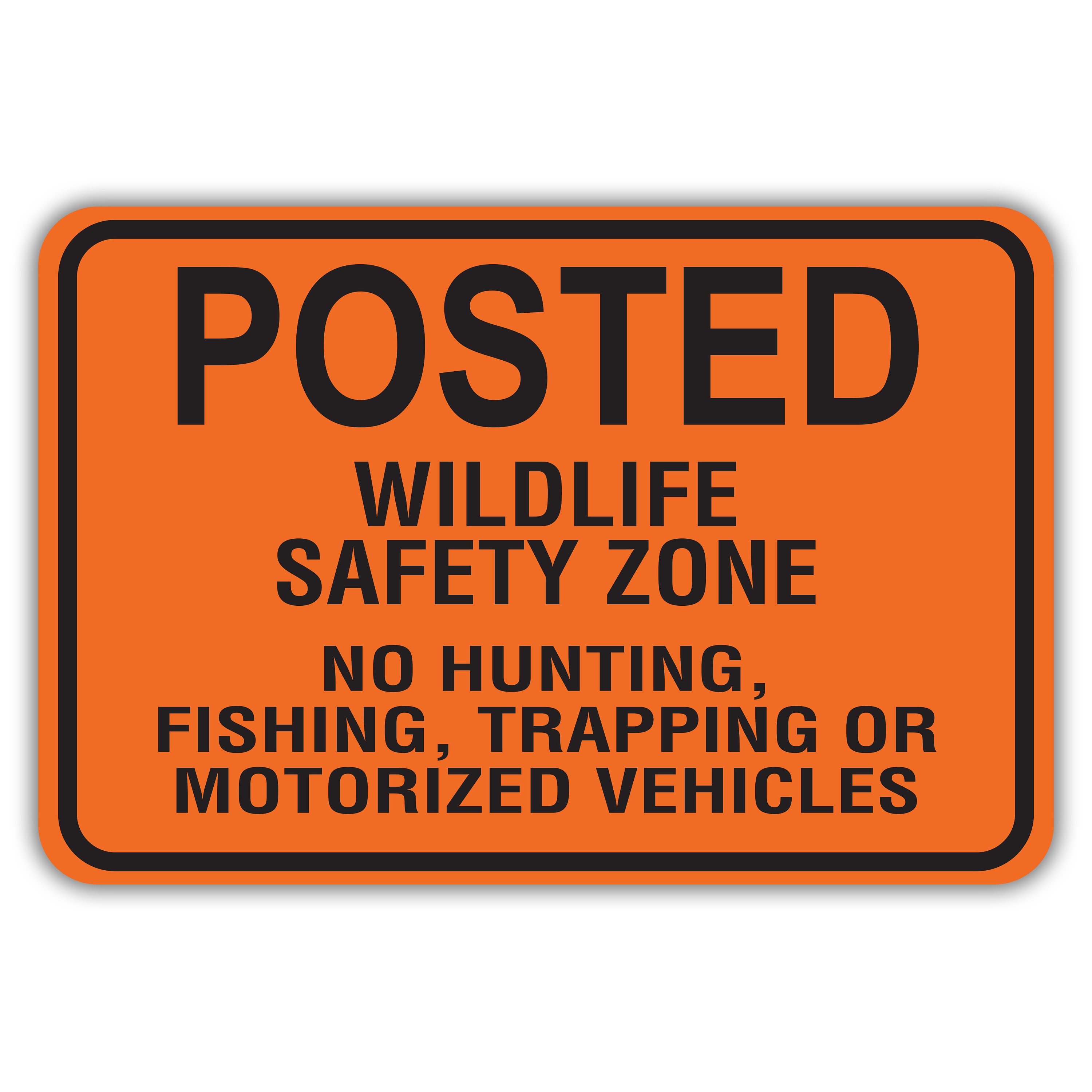 Safety Zone Signs
