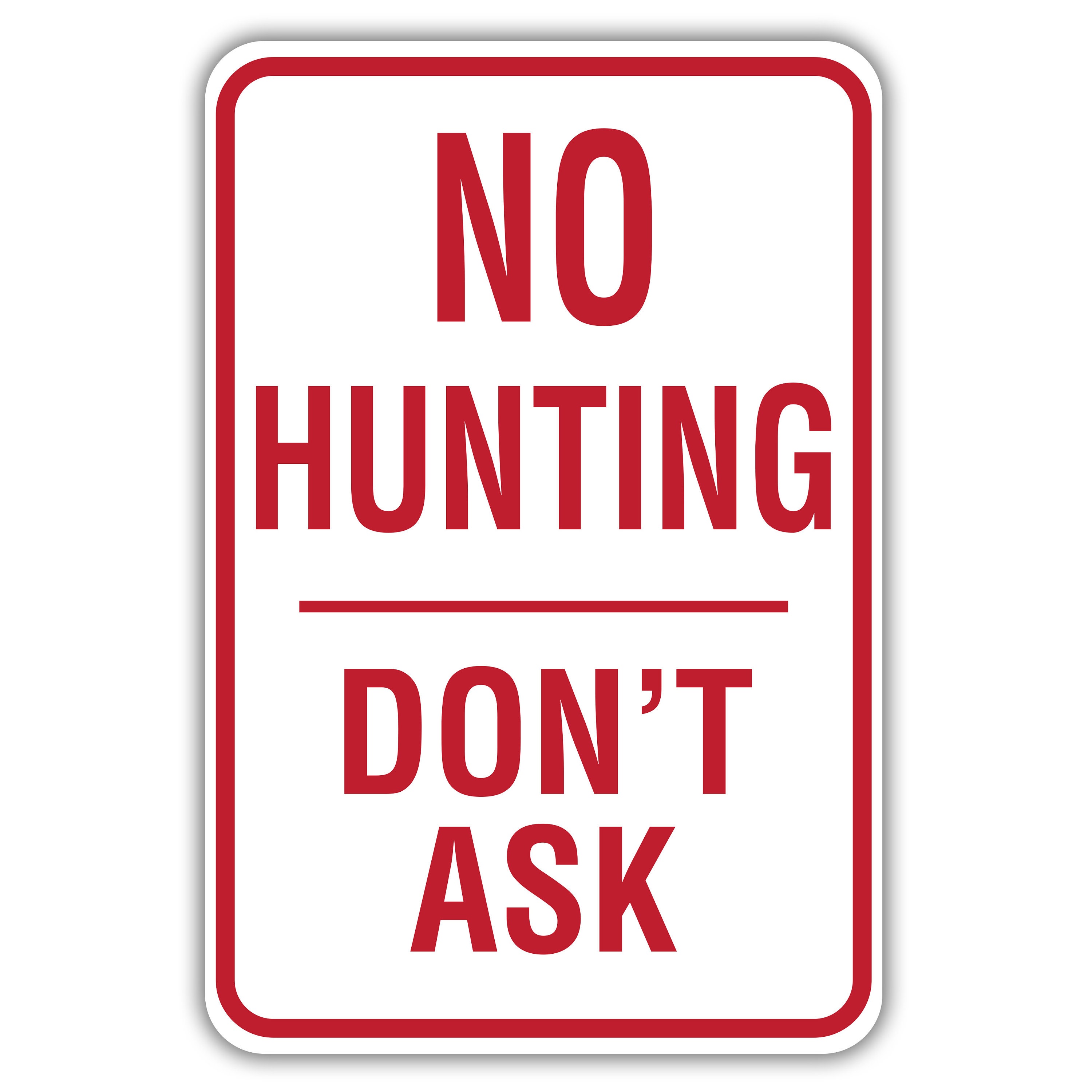 No Hunting Symbol