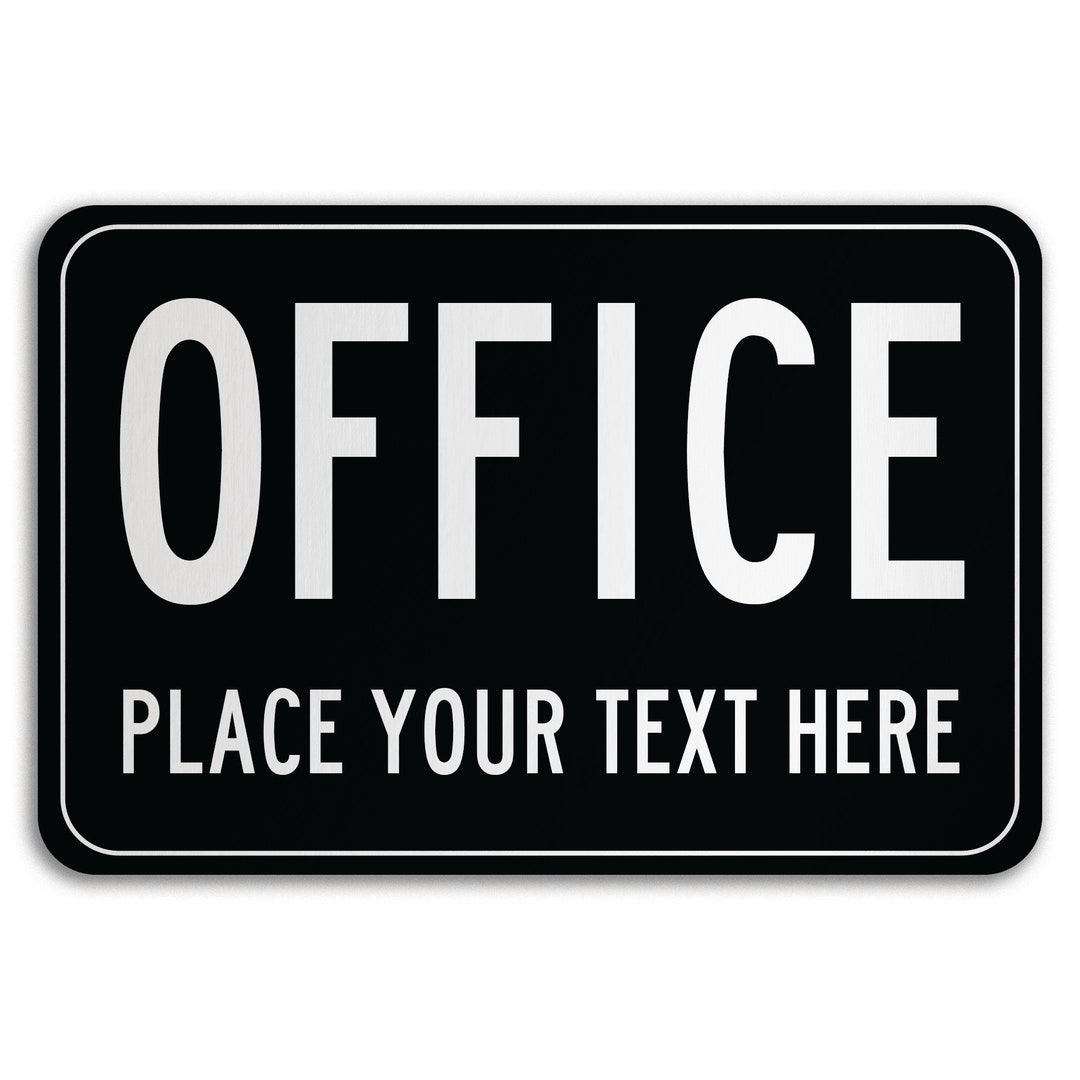 Office Sign, Custom Metal Sign, Custom Office Sign, Custom Aluminum ...