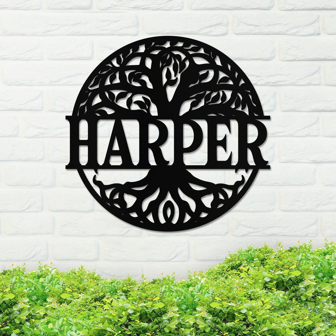 Metal Name Sign, Custom Metal Sign, Metal Name Sign, Fleur De Lys Sign ...