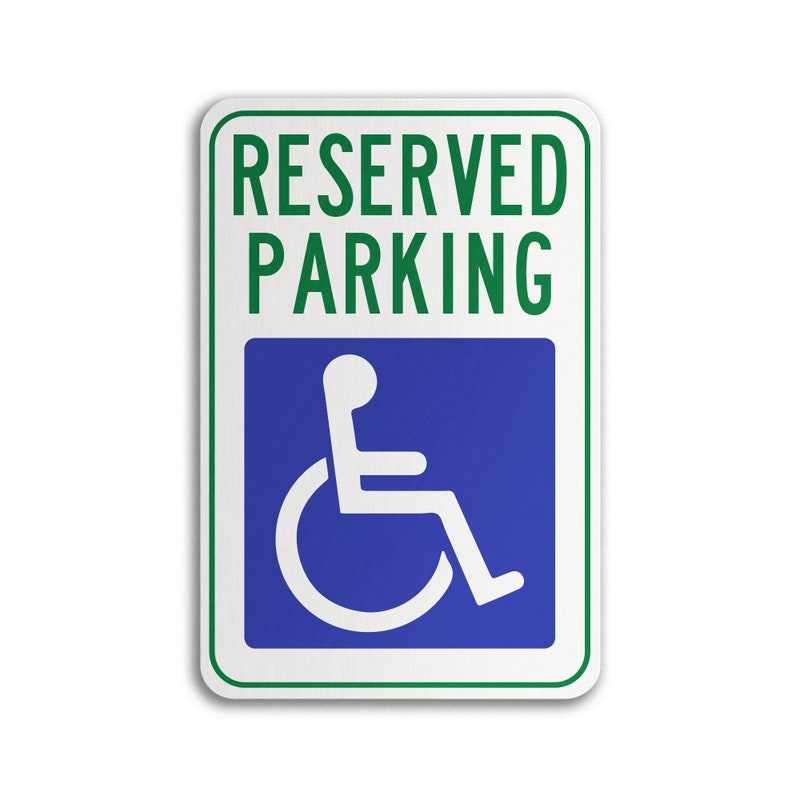 Handicapped Sign - Etsy