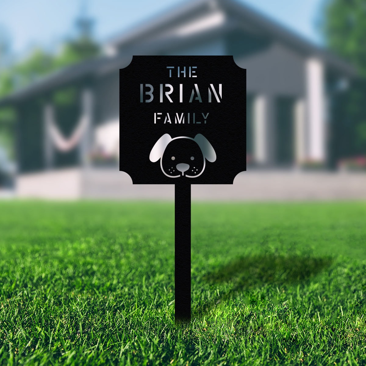 Personalized Metal Yard Sign Metal Lawn Plaque Yard Sign - Etsy