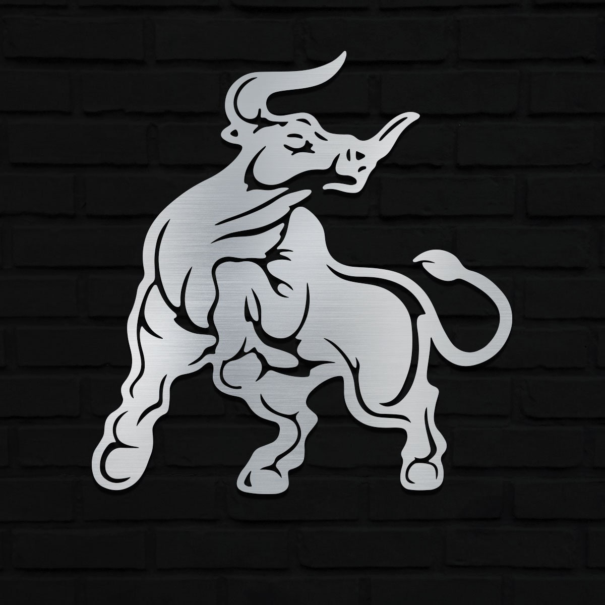 Metal Bull Sign Metal Nature Sign Housewarming Gift Wedding - Etsy