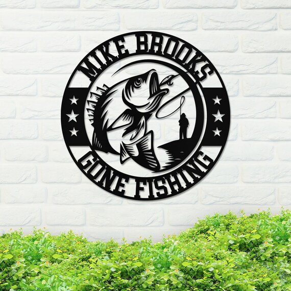 Metal Fish Sign