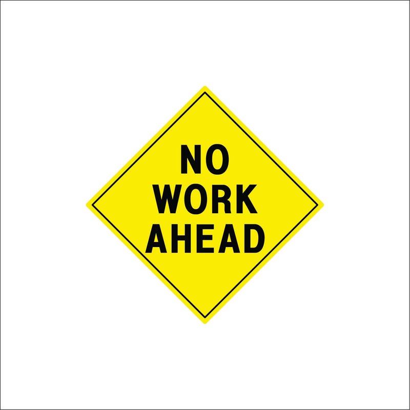 No Work Ahead - Etsy