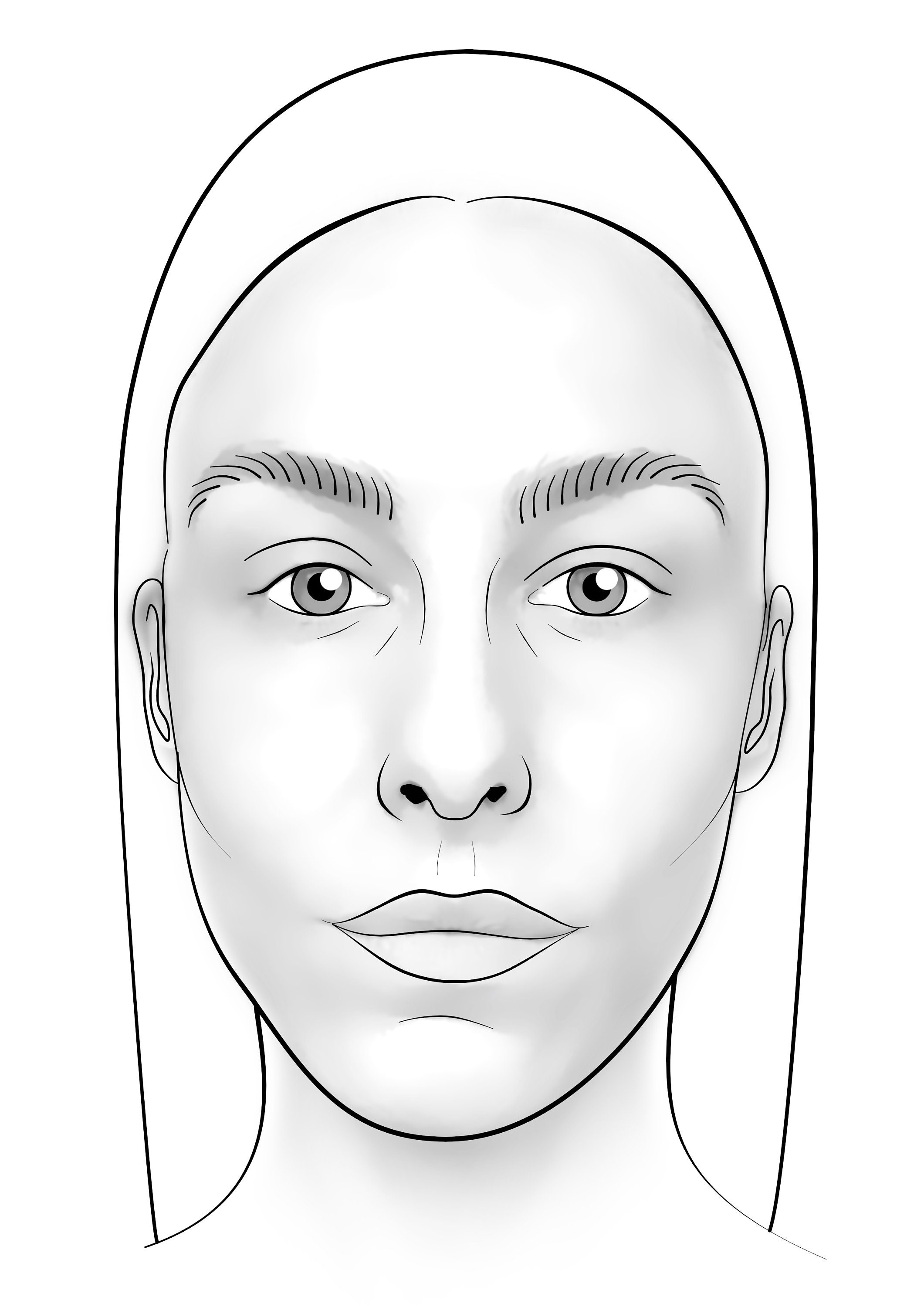 Personalized Makeup Face Chart: Client Intake Form - Etsy