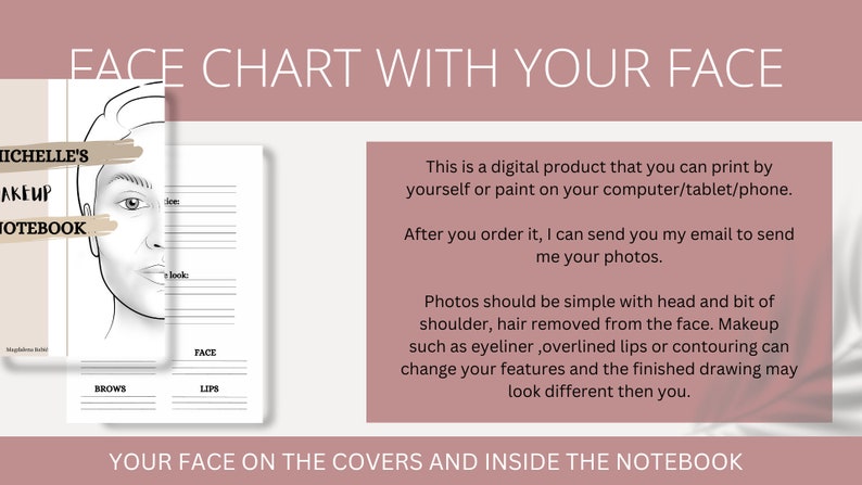 Personalized Makeup Face Chart: Client Intake Form - Etsy