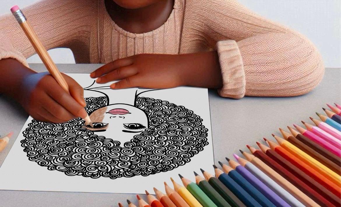 15 Girl Coloring Book Pages: Diverse Pretty Girls, Printable, Creative ...