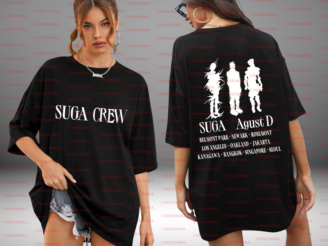 Suga Crew Shirt Min Yongi Shirt Vintage Tee Bts Shirt Yongi Bts August ...