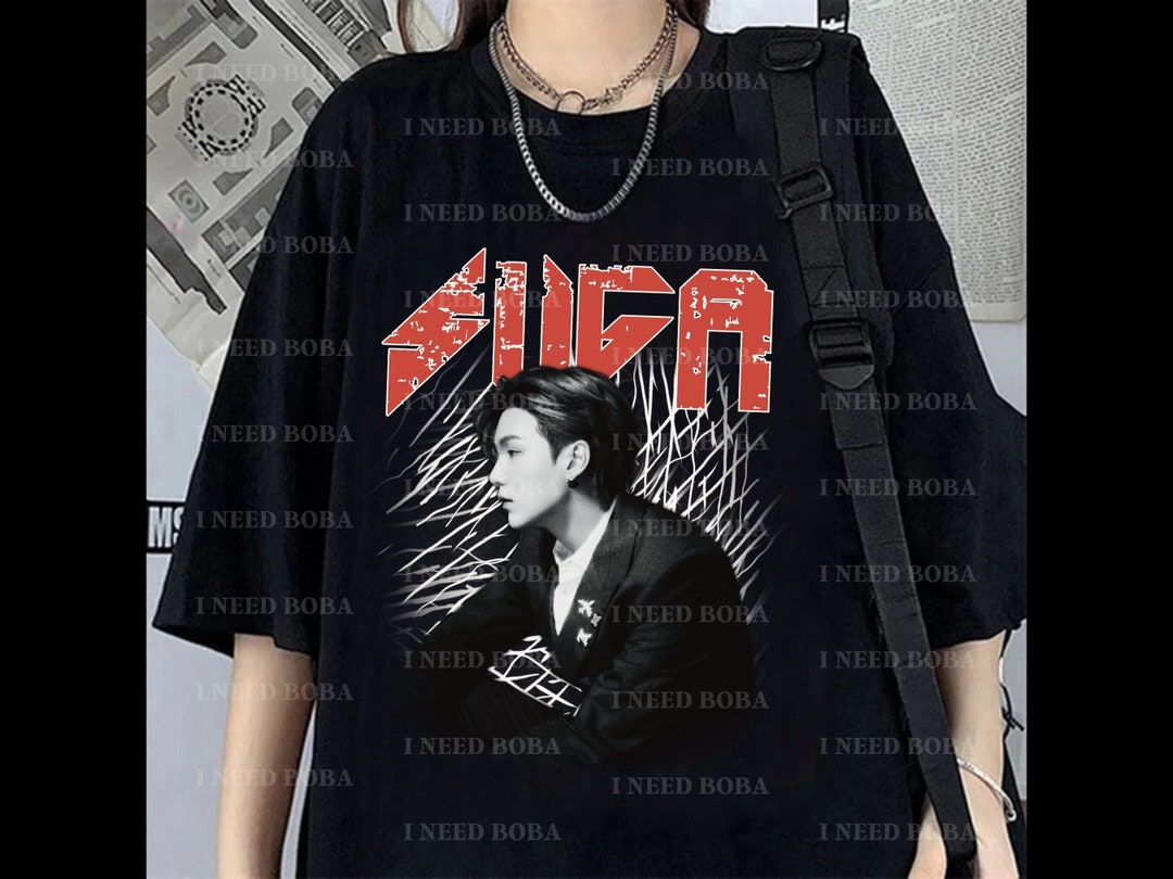 Suga Shirt Min Yoongi Shirt Vintage Tee Bts Shirt Yoongi Bts August D ...
