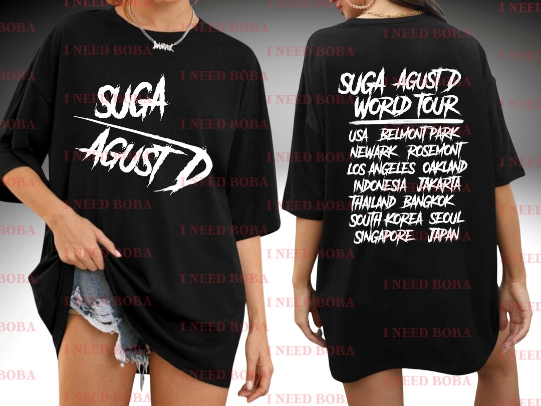 Suga Shirt Min Yongi Shirt Bts Shirt Yongi Bts August D Worldtour ...