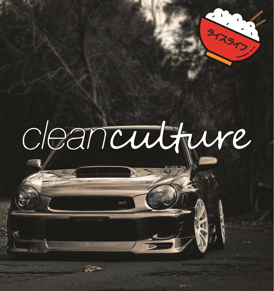 Clean Culture Car Decal /JDM / Car Sticker / Tiktok / Vinyl Sticker ...