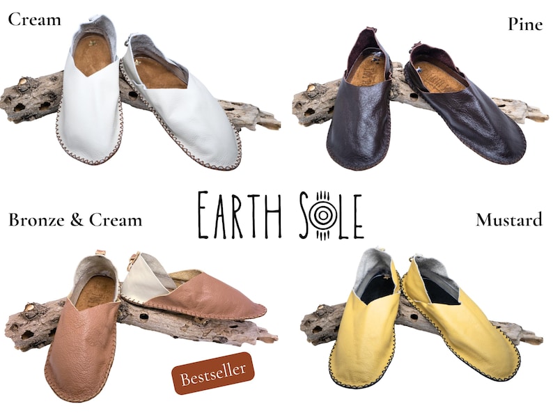 Handmade Leather Barefoot Sandals | Bohemian Festival Shoes for Free ...