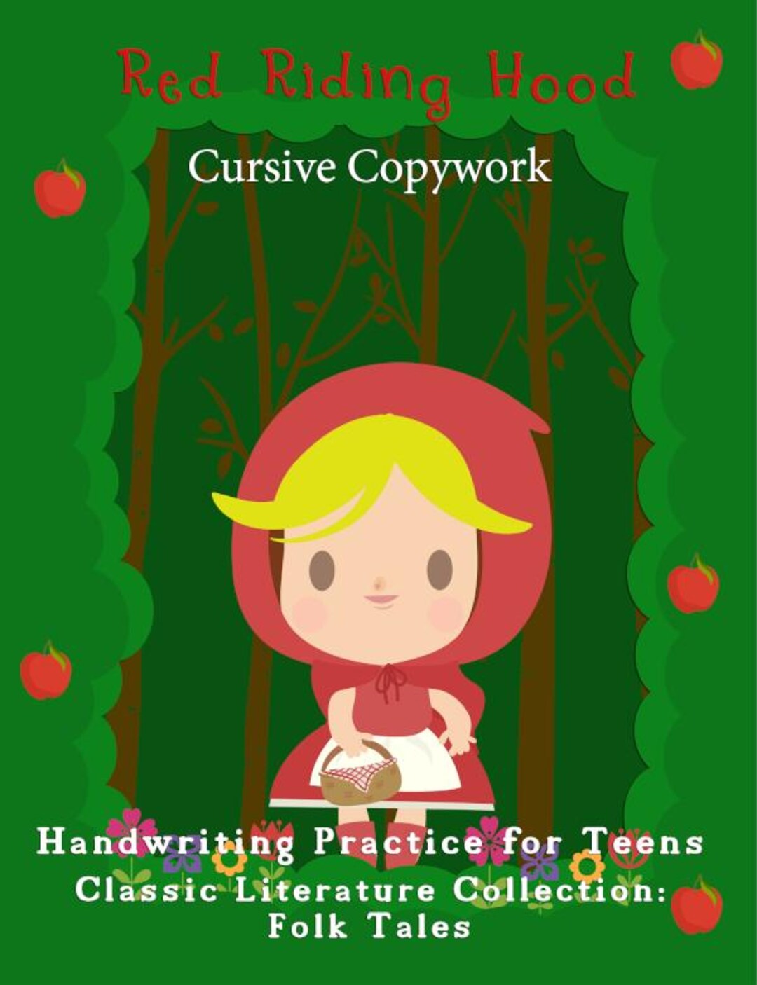 Little Red Riding Hood Cursive Copywork Cursive Handwriting Practice ...