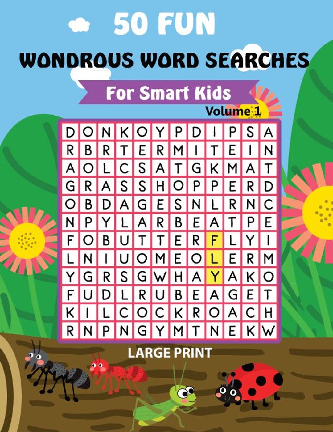 50 Fun Wondrous Word Searches for Smart Kids - Learn Beginning ...