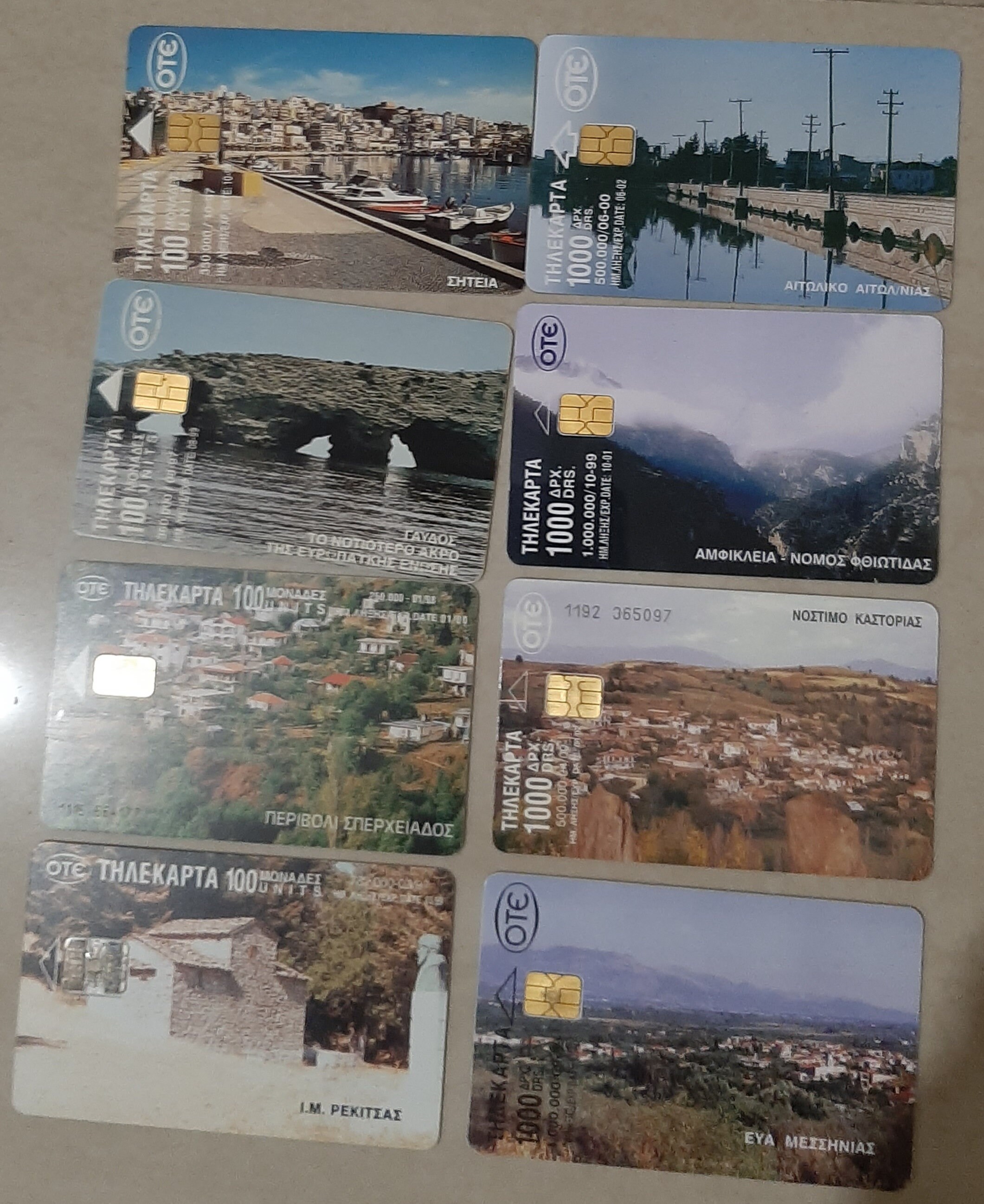 Greek Vintage Phonecards/telecards - Etsy