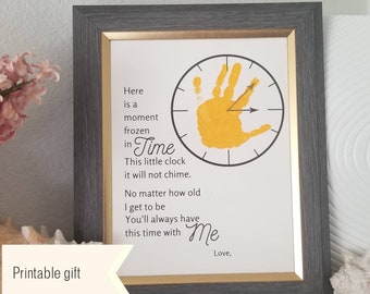 Mom You Light up My Life Handprint Keepsake Printable | Etsy