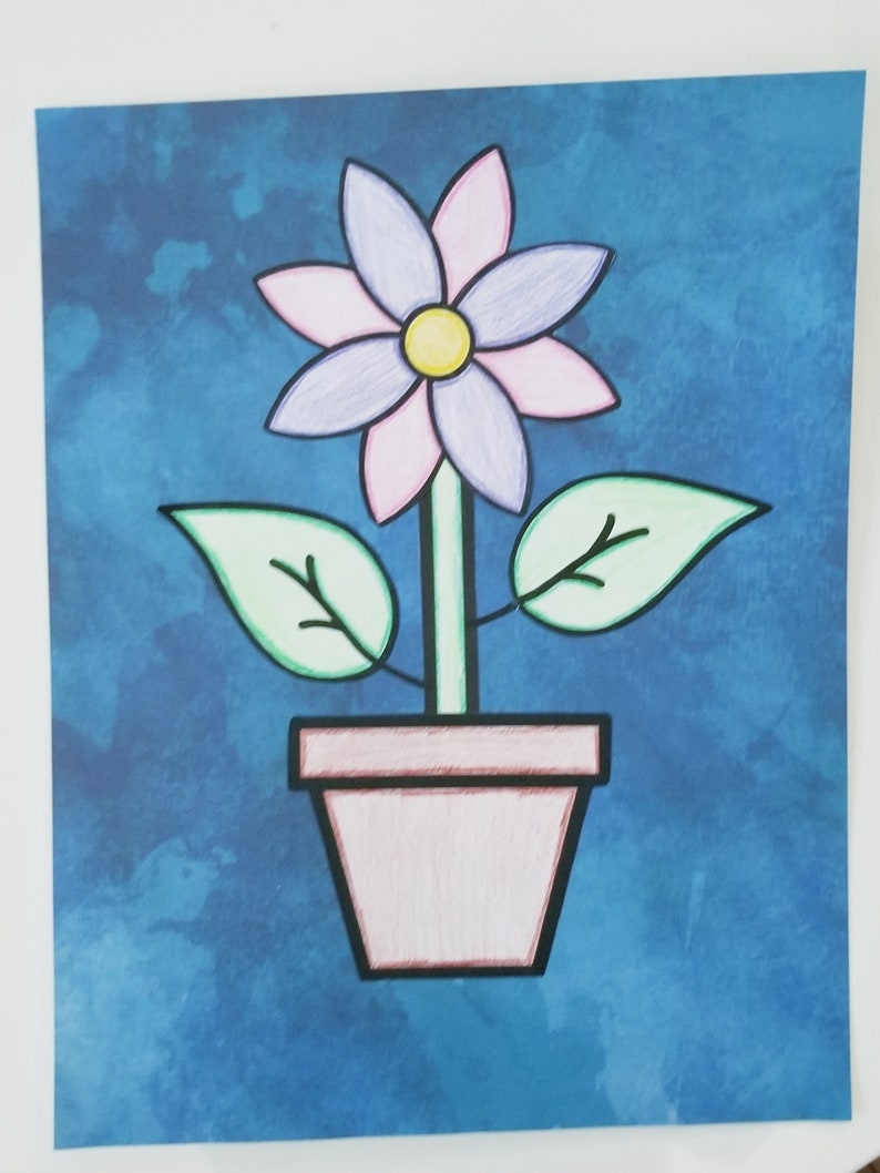 Build a Flower, and Life Cycle of a Plant Color and Cut Activities. - Etsy