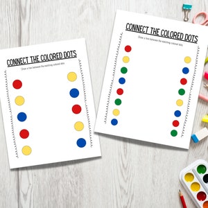 Color Matching Activity Pack - Etsy