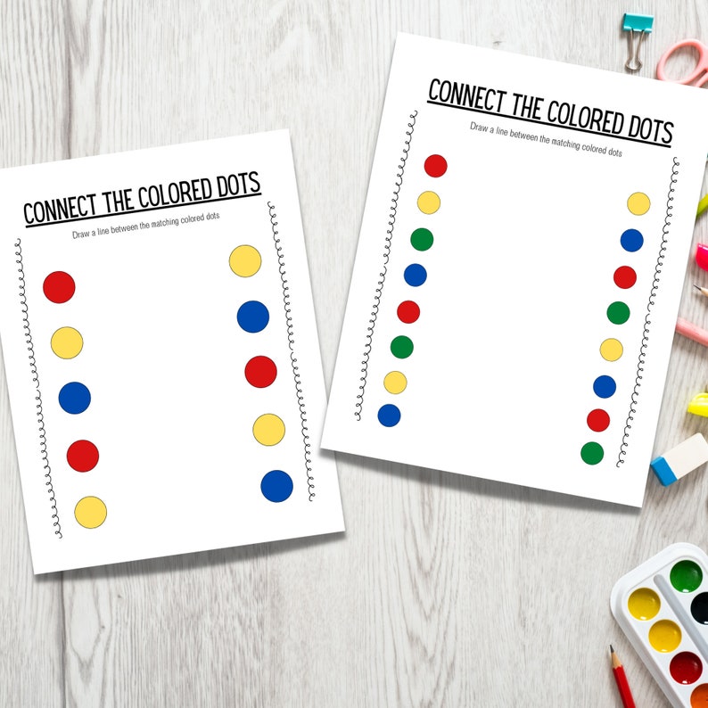 Color Matching Activity Pack - Etsy