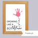 Growing Like a Wildflower Handprint Project Printable - Etsy