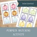Pumpkin Matching Printable Activity - Etsy Canada