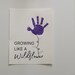 Growing Like a Wildflower Handprint Project Printable - Etsy