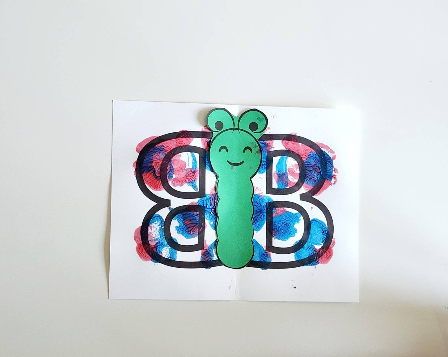 B for Butterfly Printable Craft Project - Etsy