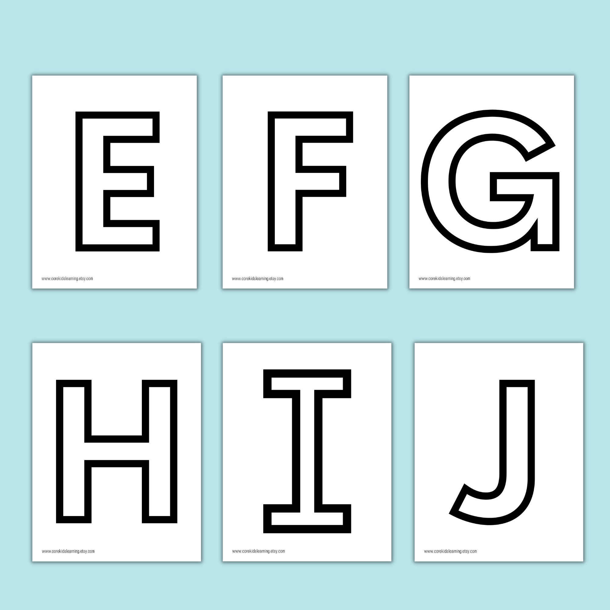 Alphabet Letters - Etsy