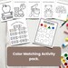 Color Matching Activity Pack - Etsy